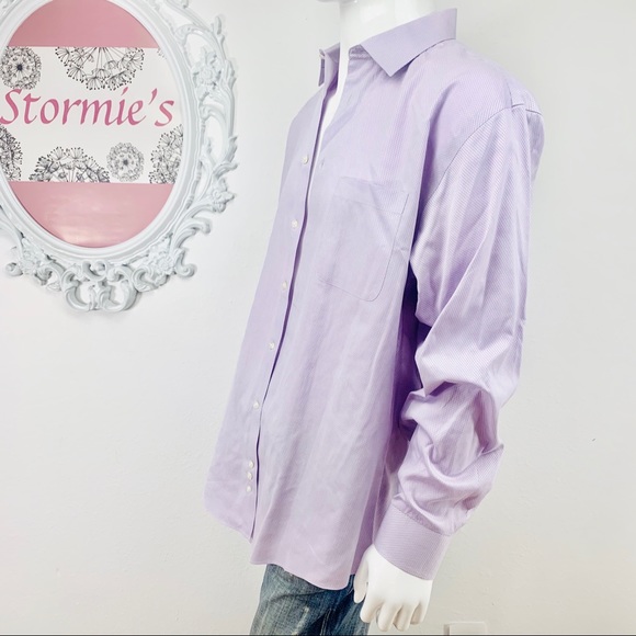 Pronto Uomo | Shirts | Pronto Uomo Light Purple Textured Diamond Design ...